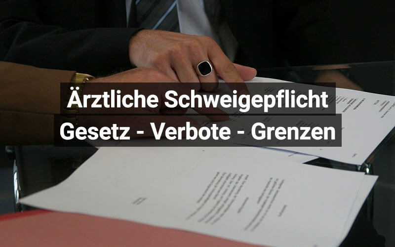 Ärzte Schweigepflicht: Gesetz, Berufe, Strafe, Grenzen | praktischArzt.ch